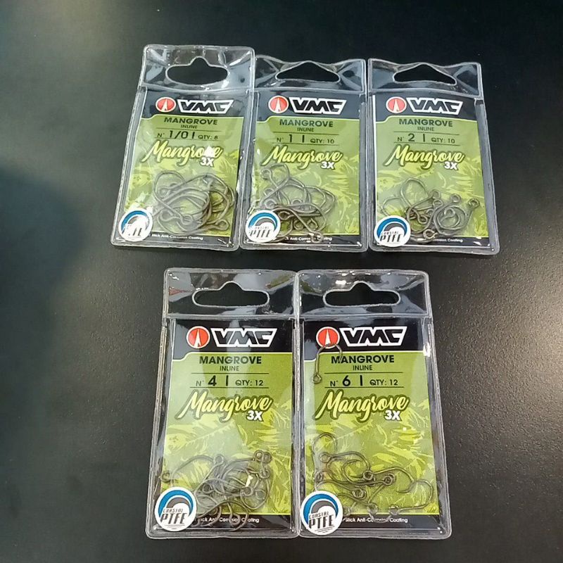 VMC MANGROVE 3X INLINE SINGLE FISHING HOOK V7234CT | Shopee Malaysia