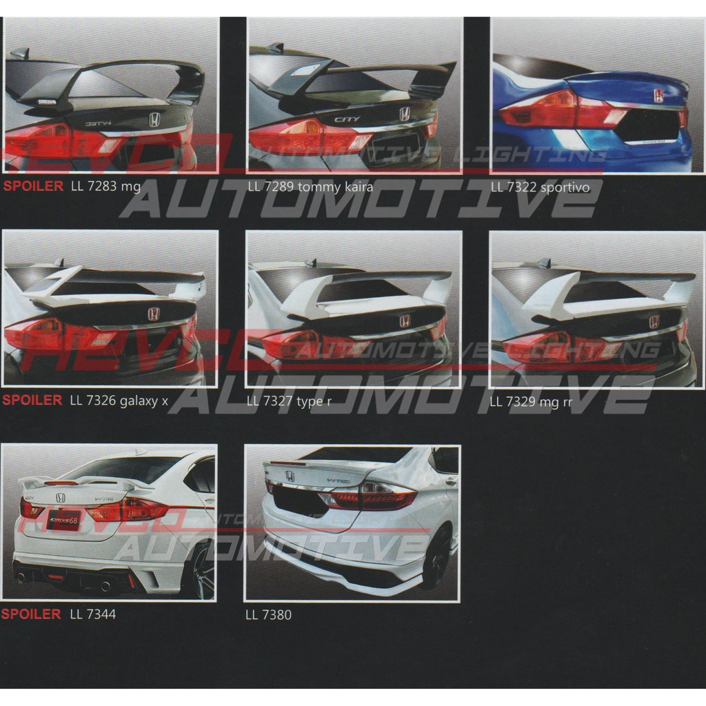 [INSTALLATION AVAILABLE] 🔥PRE ORDER🔥HONDA CITY GM6 SPOILER | Shopee ...