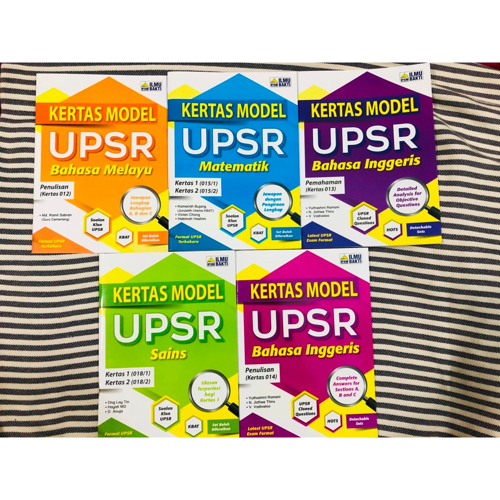 KERTAS MODEL UPSR_ULANGKAJI UPSR_ILMU BAKTI | Shopee Malaysia