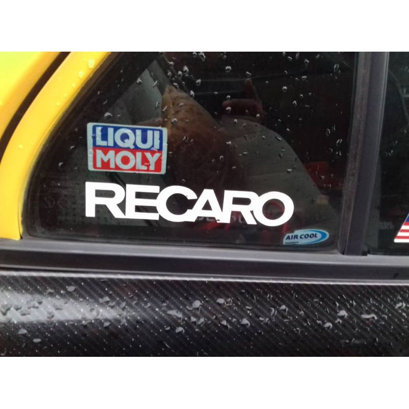 Sticker decal Recaro - (1pc/2pcs) | Shopee Malaysia