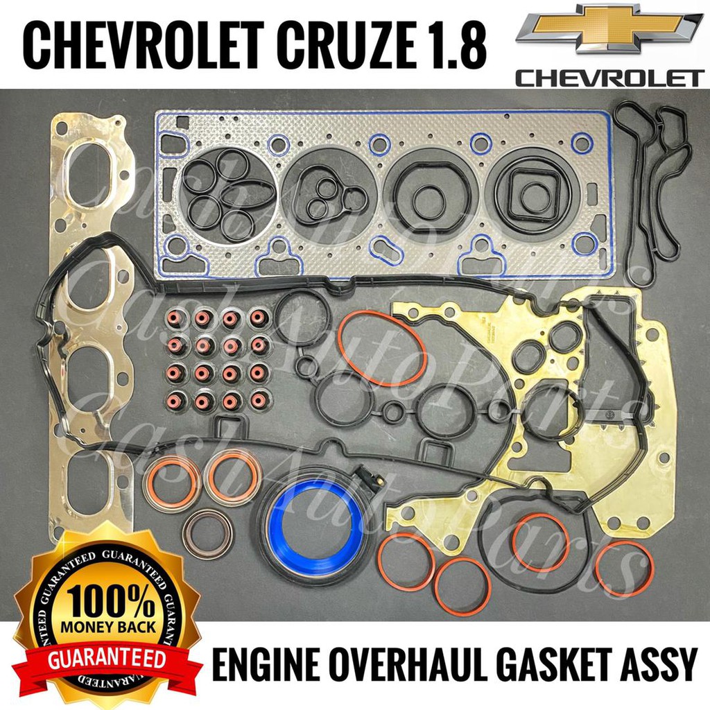 CHEVROLET CRUZE 1.8 OVERHAUL GASKET REPAIR KIT FULL SET OH GASKET ...