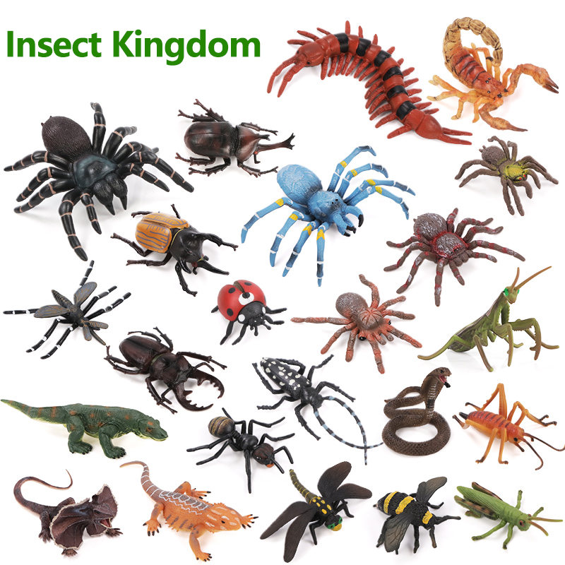 Insect Toys Zoo Kids Action Figure Insect Animal World Science ...