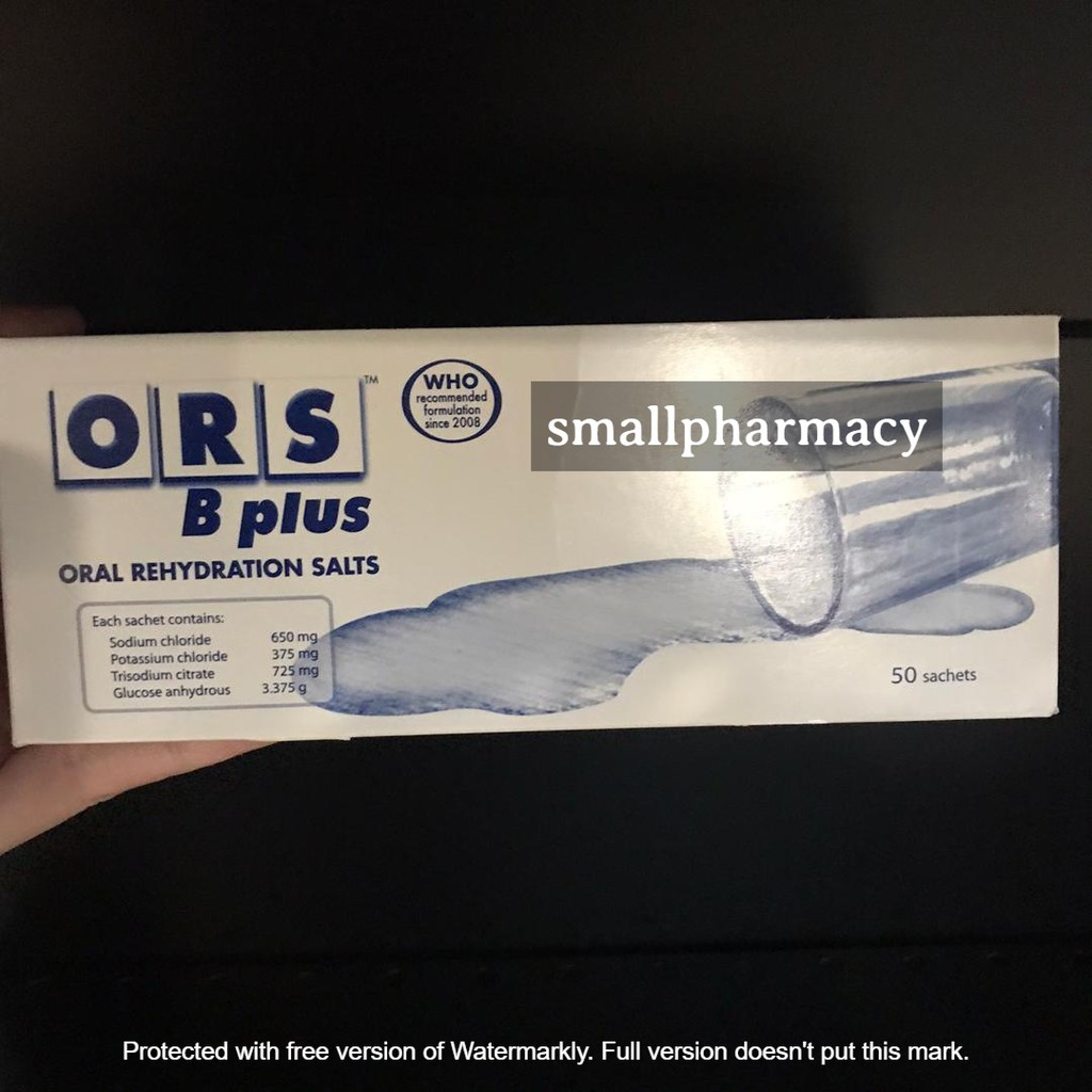 ORS B Plus Oral Rehydration Salt 50's (Original / Orange) | Shopee Malaysia