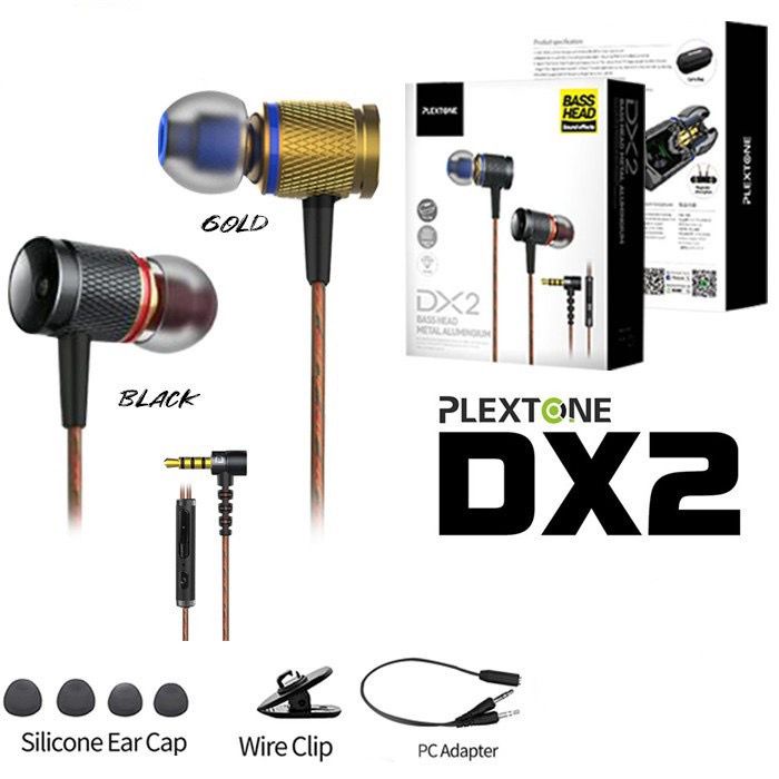 PLEXTONE DX2 WIRED GAMING EARPHONE HEADSET IN-EAR Earbud Metal Piston ...