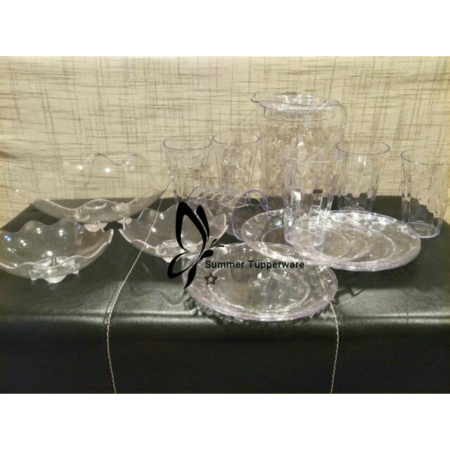 Tupperware Prism Set with glitter serve(16pcs) | Shopee Malaysia