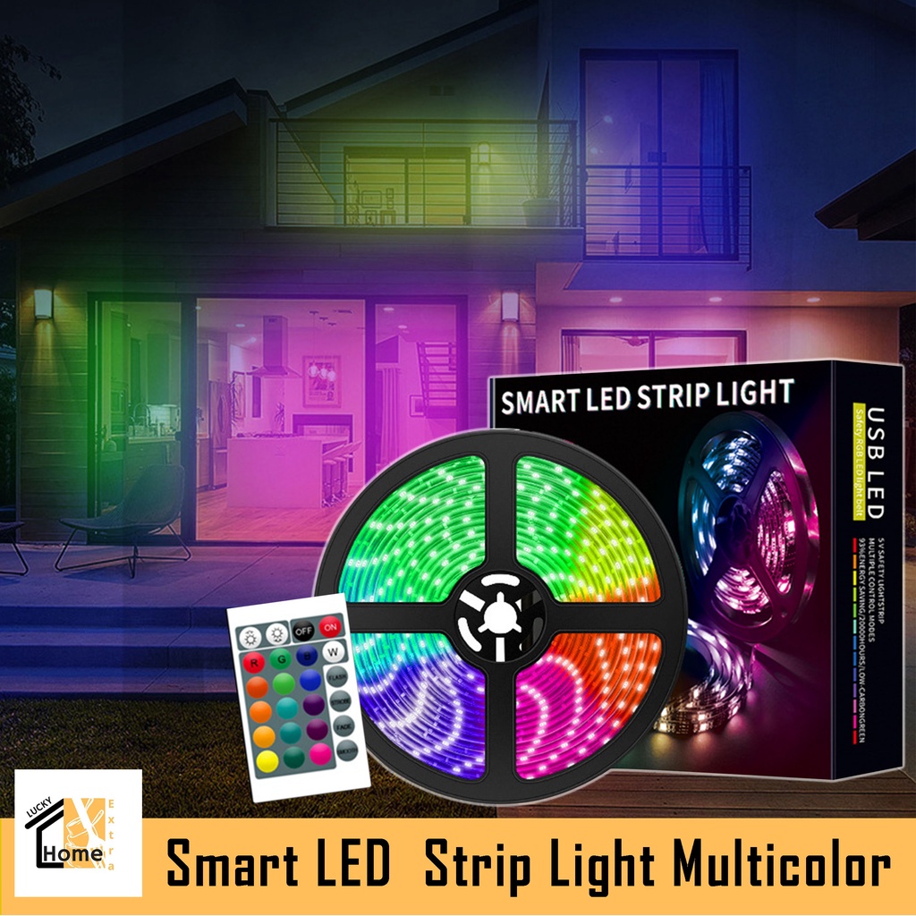 Lucky Smart LED Strip Light Multicoloured | Shopee Malaysia