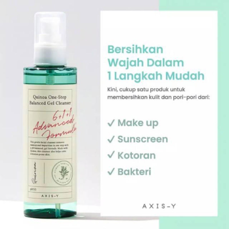 Axis-y Quinoa One Step Balanced Gel Cleanser 180ml | Shopee Malaysia