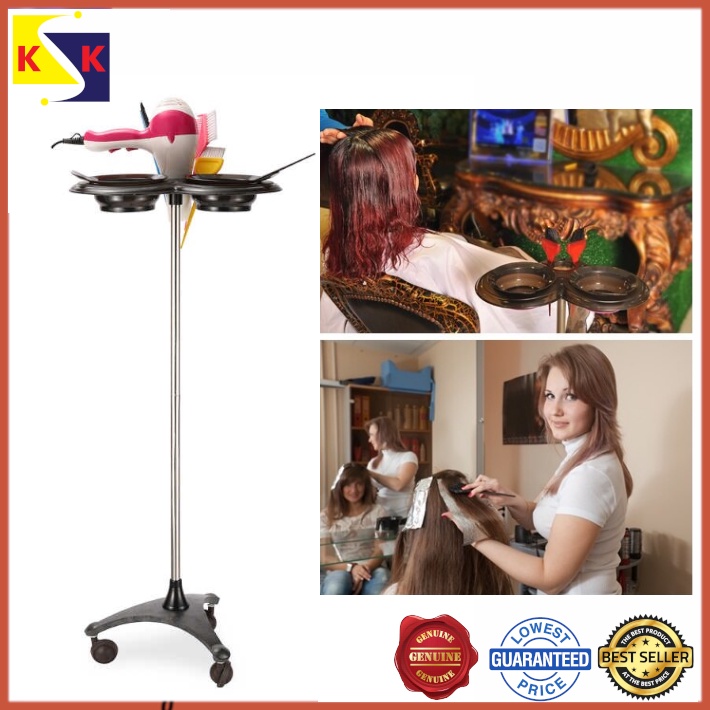 Hairdressing Salon Hair Colouring Trolley Rolling Stand Cart | Shopee ...