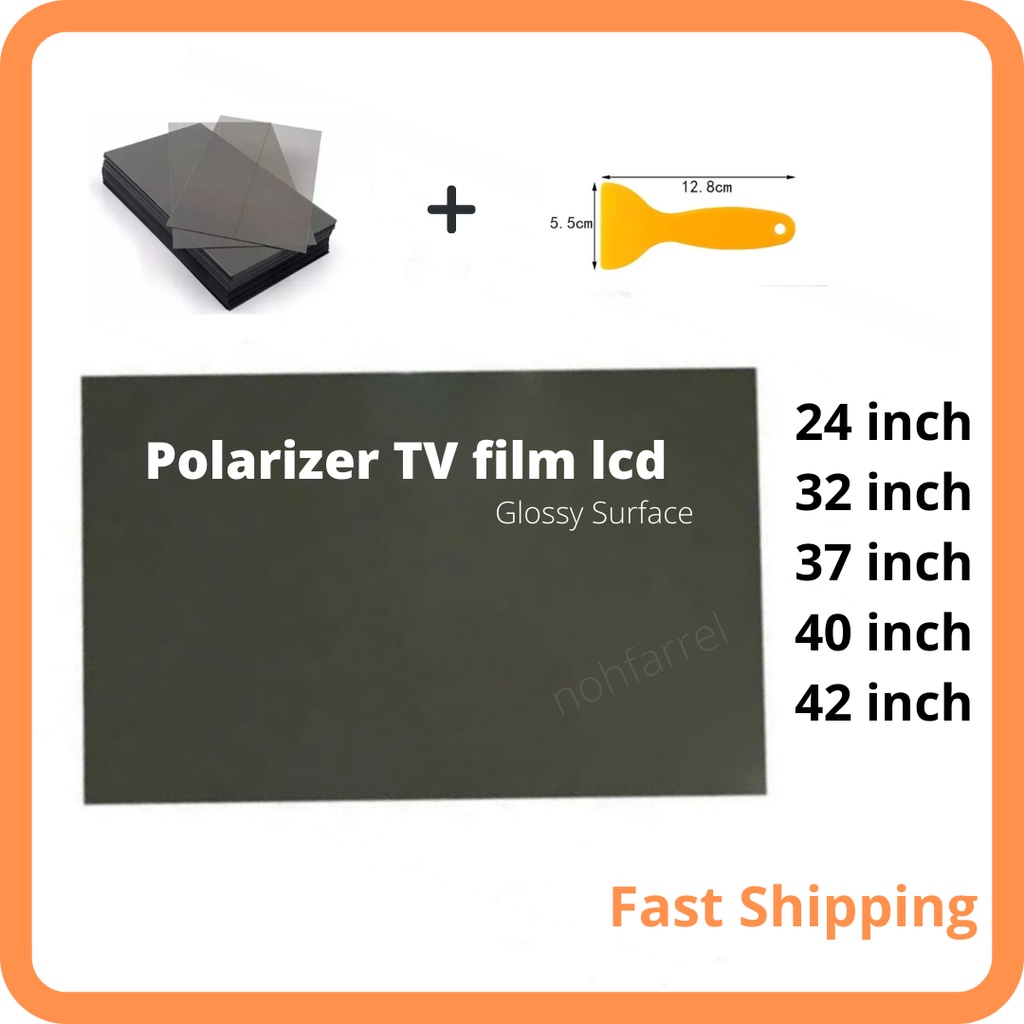 [FAST SHIPPING] Polarizer tv film lcd polarized film lcd tv 32 37 40 42 ...