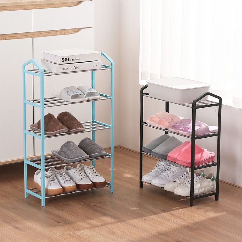 (atta) Triangle 4 layer Simple Multi 5 Layer Shoe Rack Shoe Cabinet ...