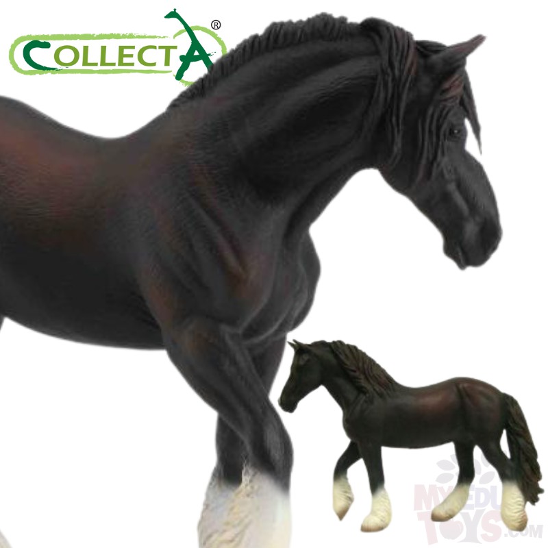 Shire Horse Mare Black - Collecta 88582 Horse Life Animal Action ...