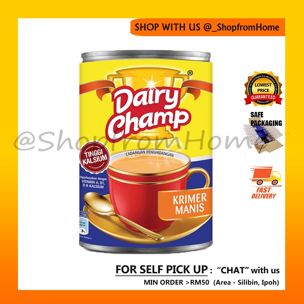 Dairy Champ Sweetened Creamer 500g | Shopee Malaysia