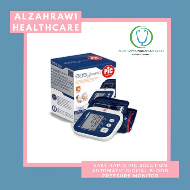 EASY RAPID PIC AUTOMATIC DIGITAL BLOOD PRESSURE MONITOR | Shopee Malaysia