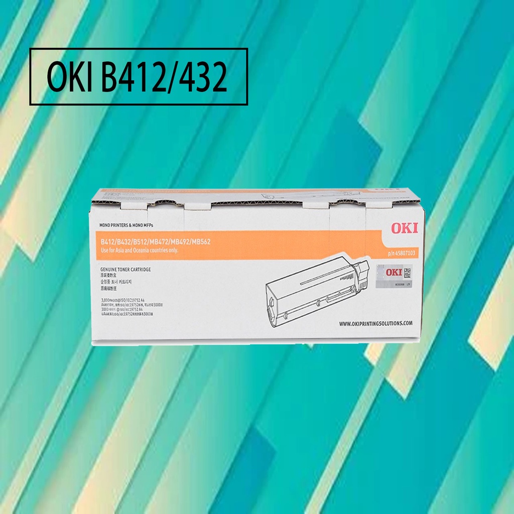 OKI B412 / B432 Original Cartridge 3K/7K/12K | Shopee Malaysia