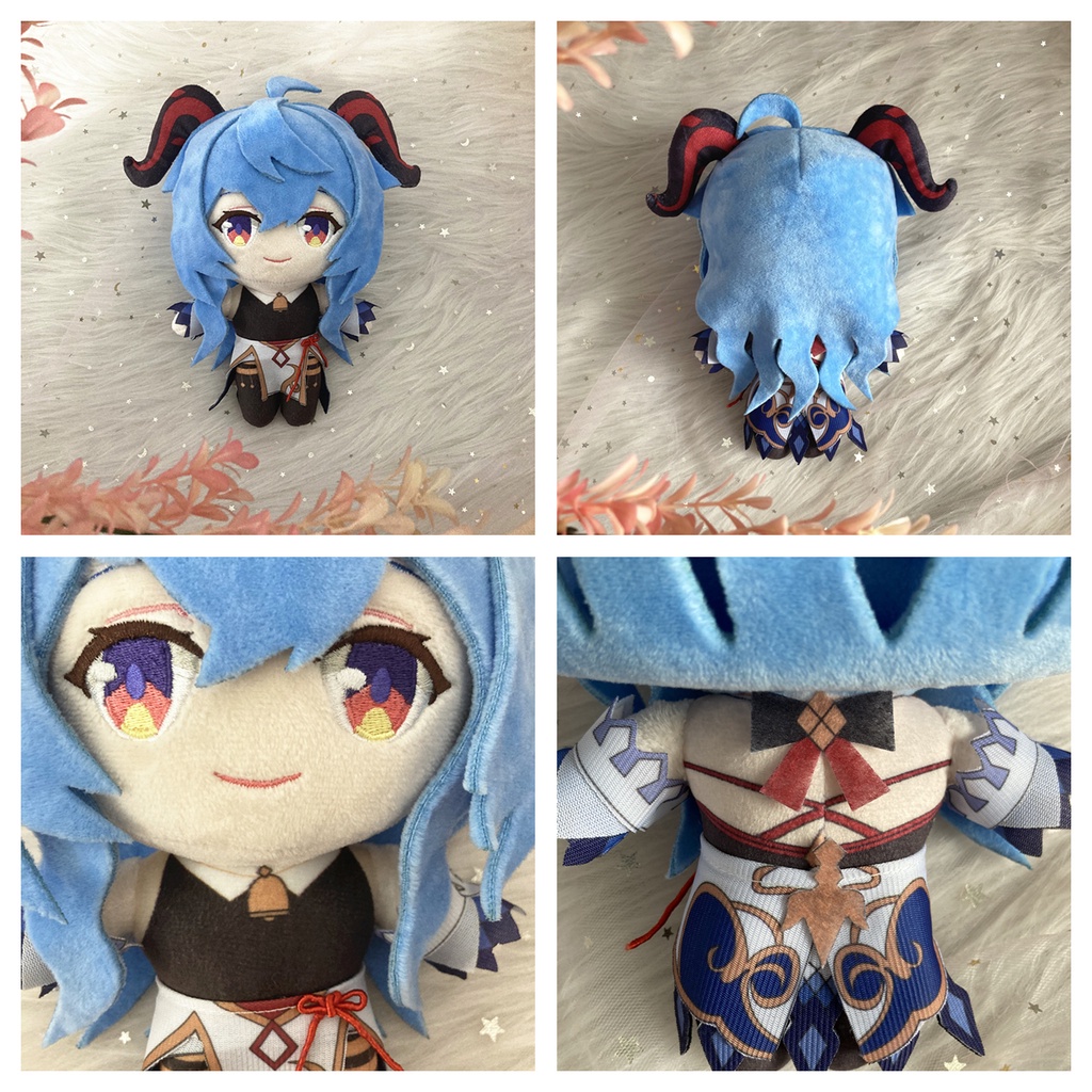 Genshin Impact Plush Toy Mona Anime Yoimiya Eula Ye Lan Regrator Fischl ...