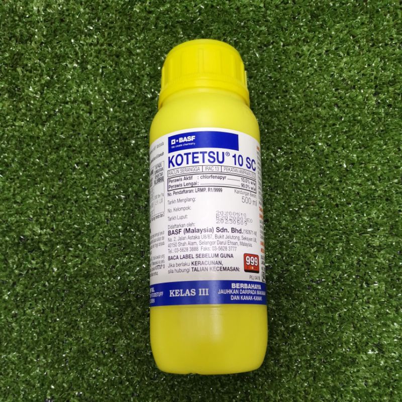 500ML BASF KOTETSU 10SC CHLORFENAPYR 10%/Racun Serangga/Insecticides ...