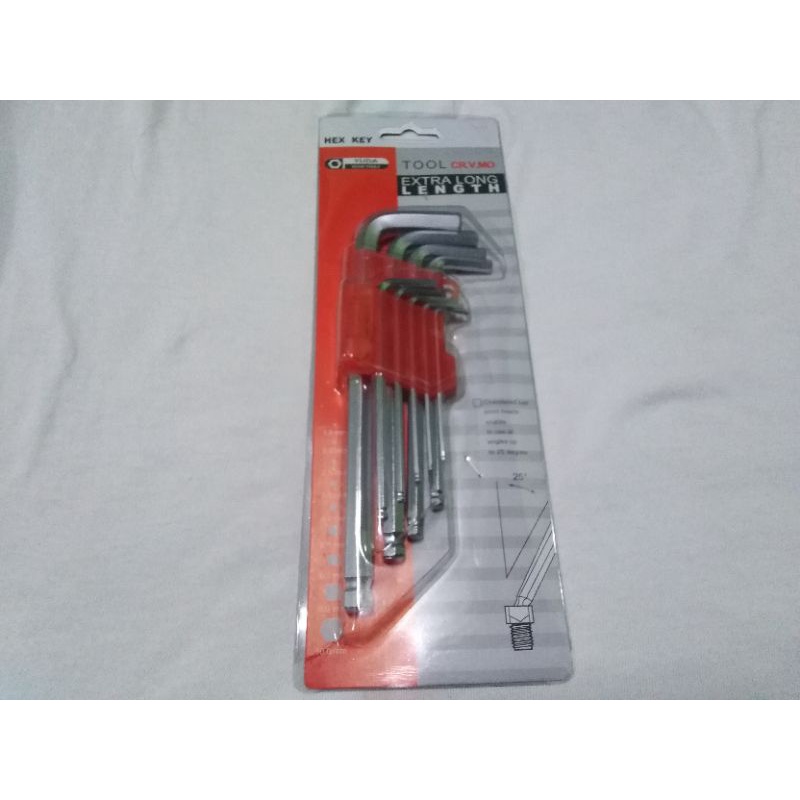 SPANAR ALLEN KEY 9 Pcs Ball Point Hex Allen Key ; A-KEY SET ( Extra ...