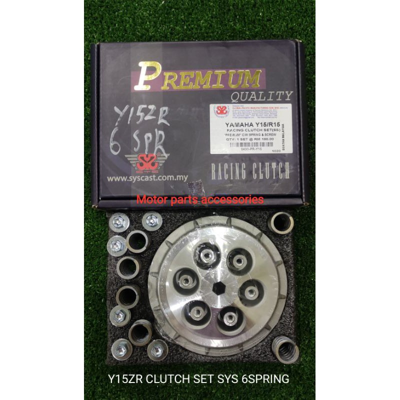 HYPER CLUTCH 6 SPRING RACING SYS PREMIUM YAMAHA Y15ZR / R15 💯👍 | Shopee ...