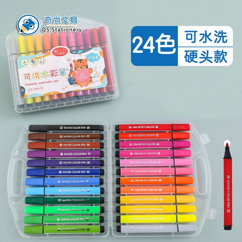 Washable Water Color Pen / Maker Pen / Pen Warna / Art Set / Kid ...