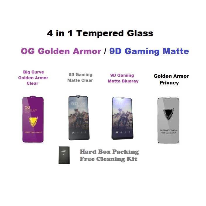 Samsung OG Armor Matte/Blueray/Privacy Screen Glass A54 A11 A10 A10s ...