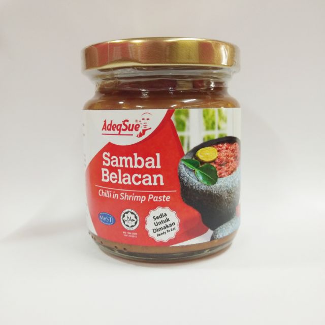 Sambal Belacan / Chilli in Shrimp Paste AdeqSue Botol | Shopee Malaysia