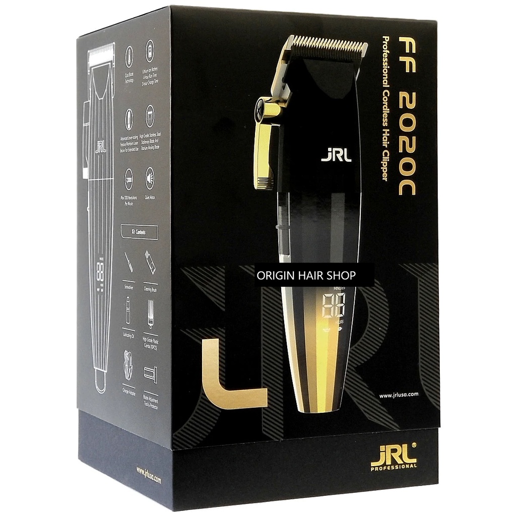 JRL FreshFade 2020C Hair Clipper Cordless Gold Limited Edition Silver ...