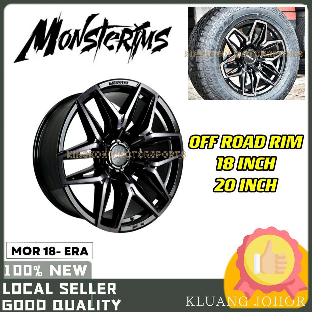 MONSTERIMS RIMS 4X4 4WD MOR-18 ERA ORIGINAL OFF ROAD RIM 4X4 18 INCH 20 ...