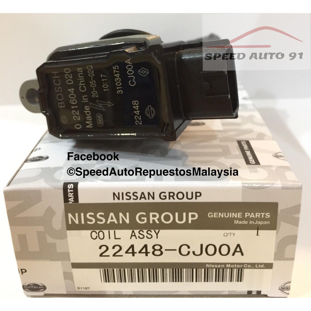🚗 🇲🇾 22448-CJ00A Nissan Ignition Plug Coil BOSCH Livina L10,Sylphy G11 ...