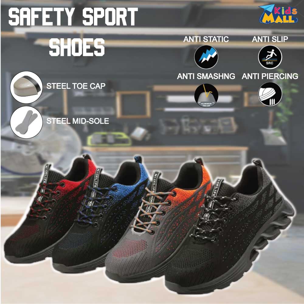 [PROMO] Safety Sport Shoe Anti Slip Anti Smash Protective Steel Toe Cap ...