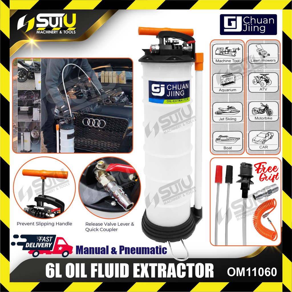 CHUAN JIING OM-11060 / OM11060 6L Oil Fluid Extractor 2.9kg | Shopee Malaysia
