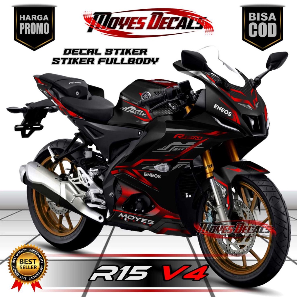 Newest/sticker Decal Motorcycle R15 V4 Sticker Fullbody R15 V4 Variation Matrix Line | Shopee ...
