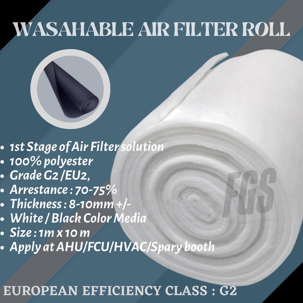 1M x 10M PRIMARY FILTER ROLL AHU FCU HVAC AIR FILTER/FILTER MEDIA ROLL ...
