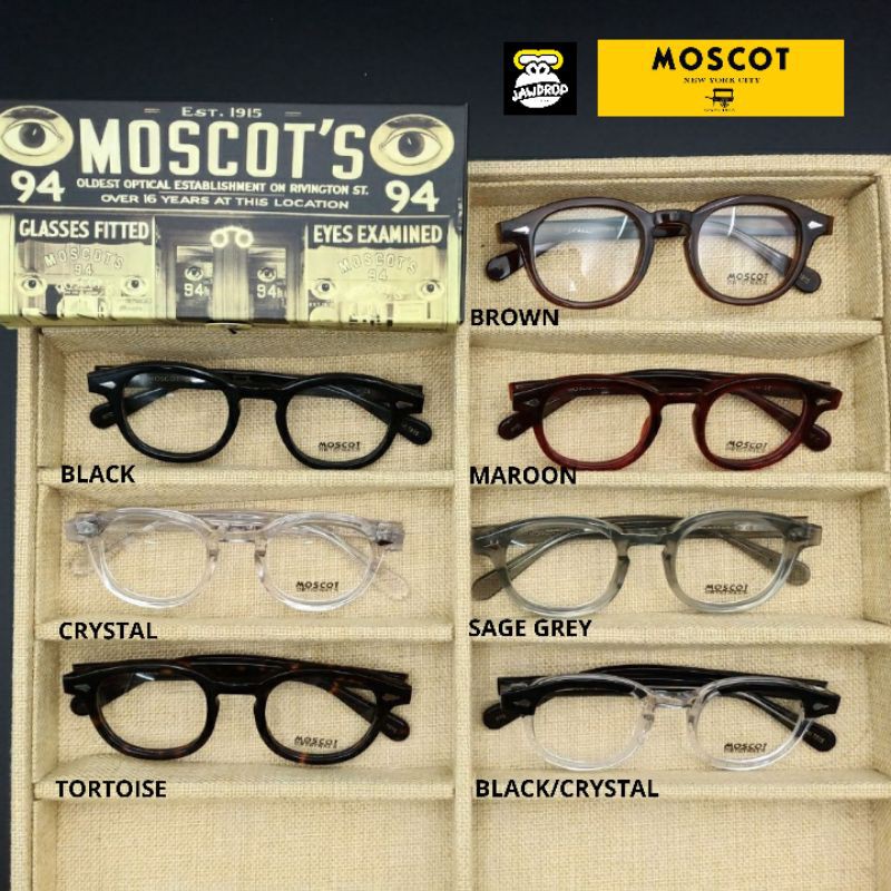 MOSCOT LEMTOSH ORIGINALS COLLECTION PREMIUM QUALITY READY-STOCK ...