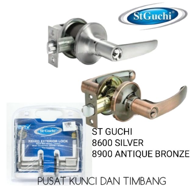 St Guchi tubular lever handle lock | Shopee Malaysia