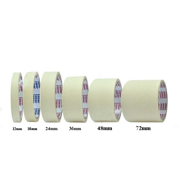 Daiichi/Apollo/TapeMe Masking Tape (12mm - 72mm) 12 Yards/14Meter ...