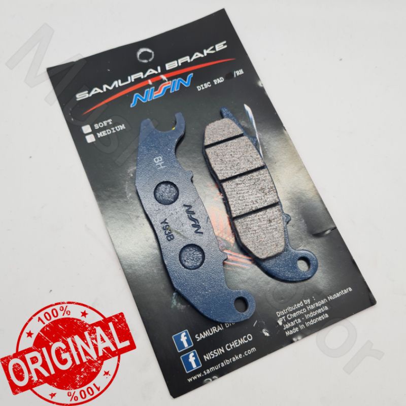 💯% Original Nissin Samurai Brake pad | Shopee Malaysia