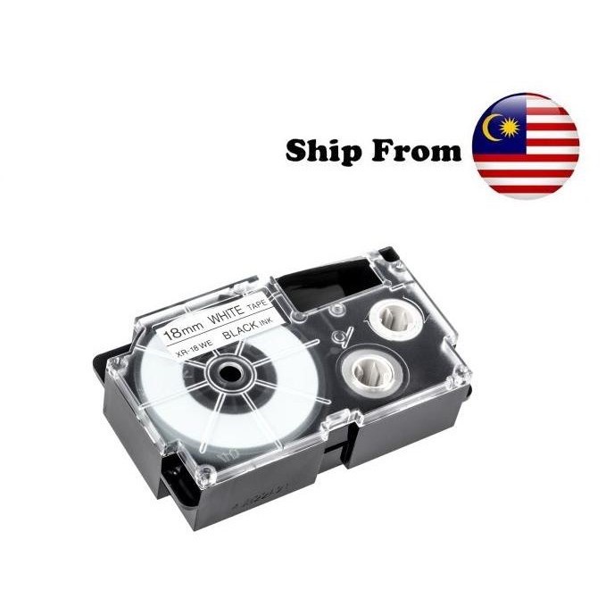 [ READY STOCK ] XR-18WE XR18WE Casio Compatible EZ XR Tape Label ...
