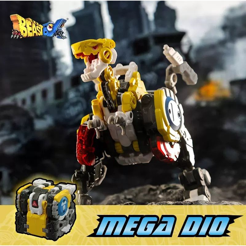 52TOYS BEASTBOX BB-30 MEGA DIO THE DINOSAUR MEGABOX TRANSFORMER CUBE ...