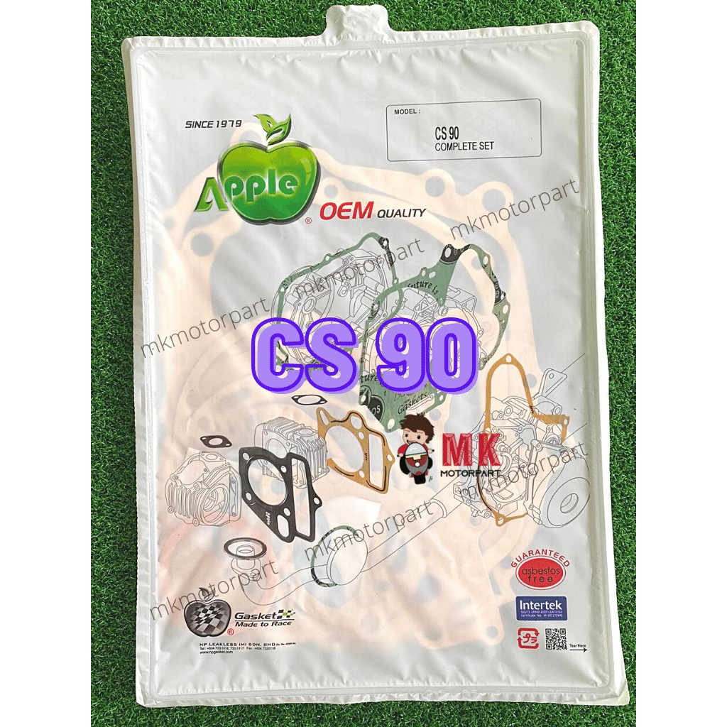 🍎 Honda CS90 / S90 Cub Overhaul Gasket Complete Set 🍎 Apple Gasket CS 90 | Shopee Malaysia