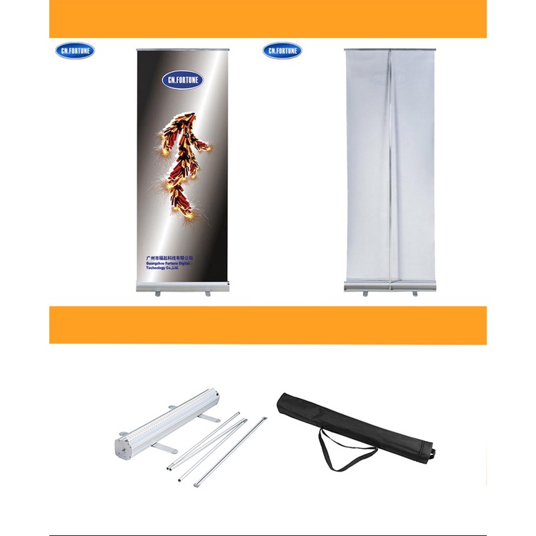 PRINT4U Aluminum roll-up Bunting Roller Banner Exhibition Display ...