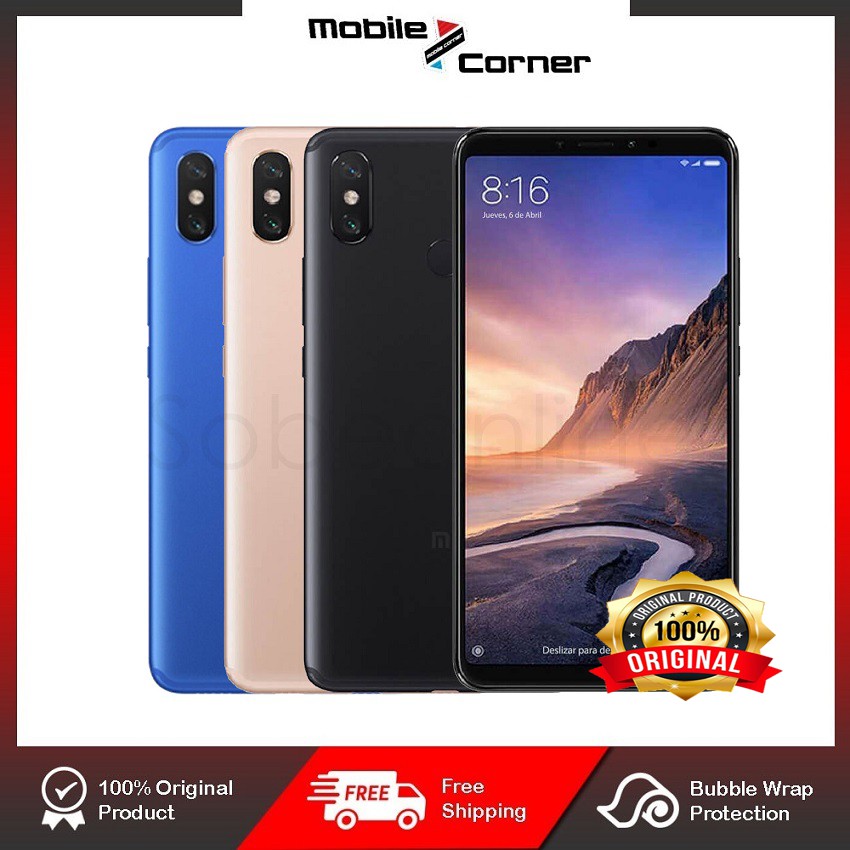 Xiaomi Mi Max 3 [4GB + 64GB ROM]Global Rom Ready Stock | Shopee Malaysia