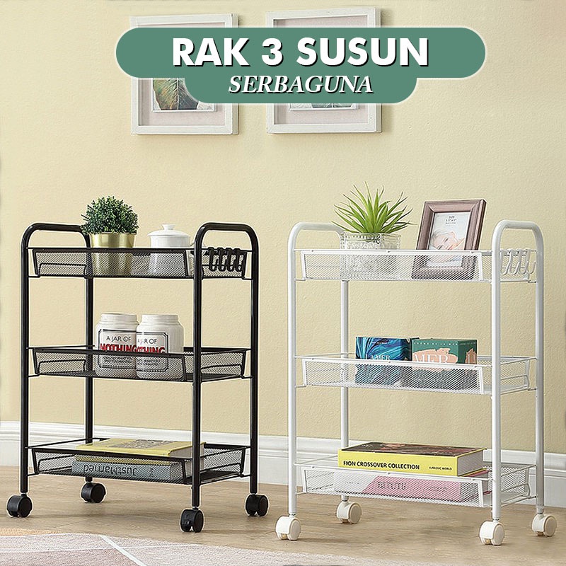 Wheeled Floor Rack / Versatile Storage Rack / Wheeled Kitchen Floor ...