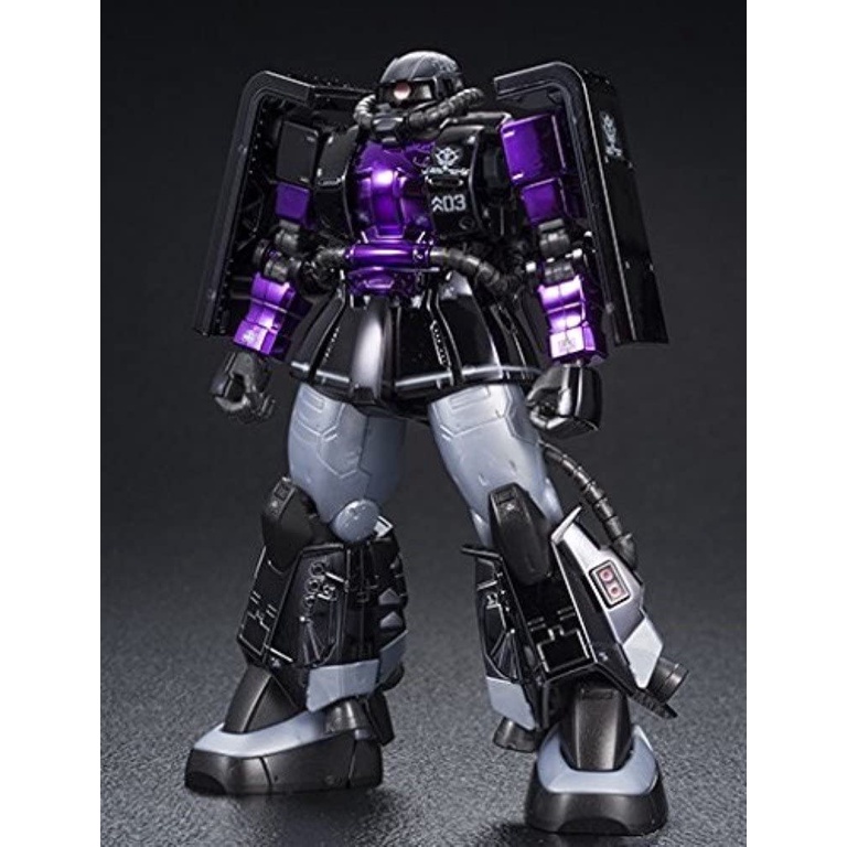 HG 1/144 MS-06R-1A High Mobility Zaku II Black Triple Star Metallic Ver. (Mobile Suit Gundam THE ...
