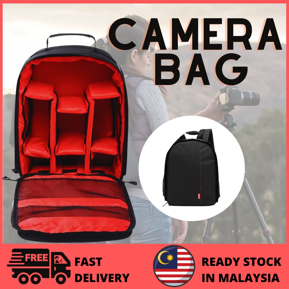 🔥READY STOCK🔥 CAMERA BAG DSLR BACKPACK Camera Tripod Bag Backpack 15.6 ...
