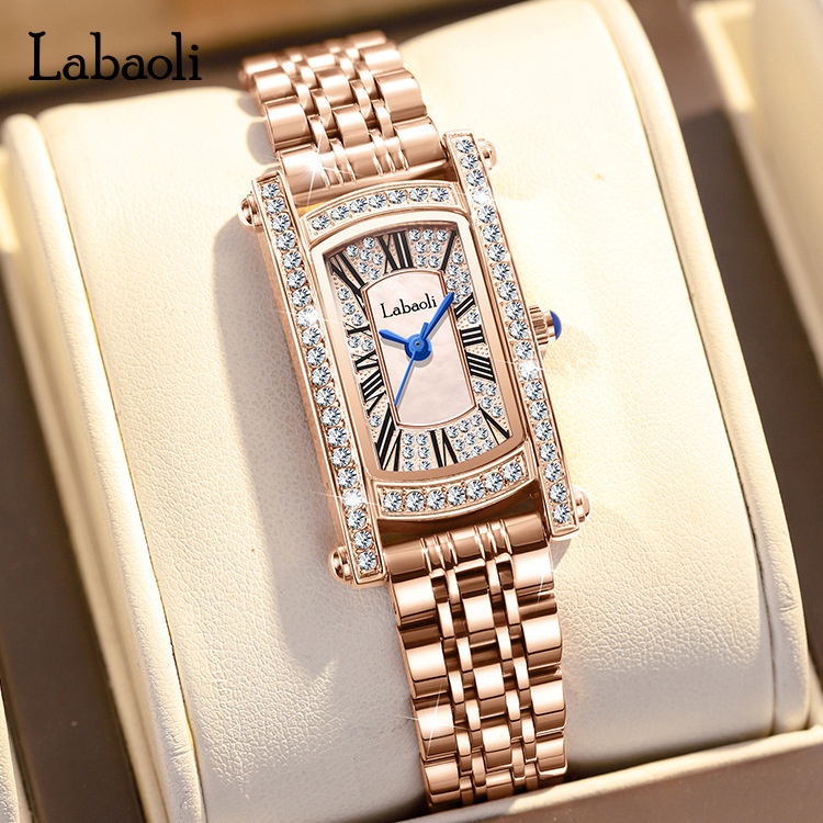 Labaoli / La Baoli brand women's watch square fashion inlaid British ...