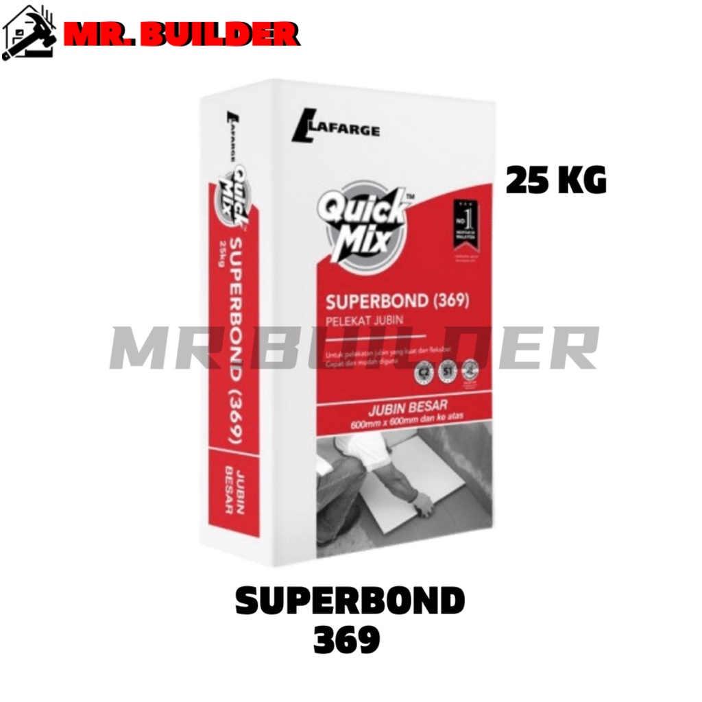 LAFARGE QuickMix ReadyFix 360 Tile Adhesive 361 SuperBond 369 Cement ...