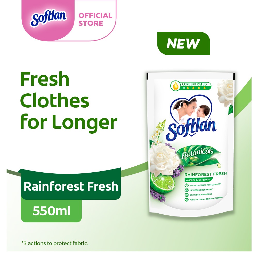 Softlan Botanicals Rainforest Fresh 550ml | Shopee Malaysia