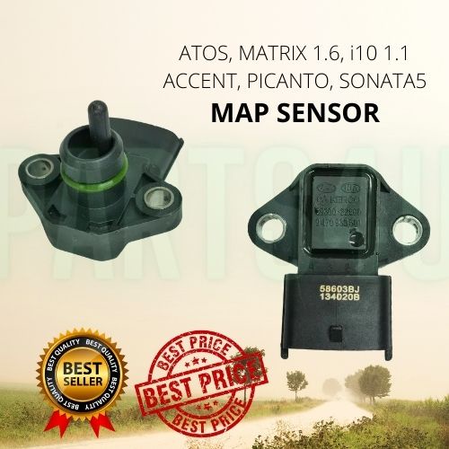 MAP SENSOR 4 PIN HYUNDAI ATOS MATRIX ELANTRA XD ACCENT GETZ SONATA EF ...