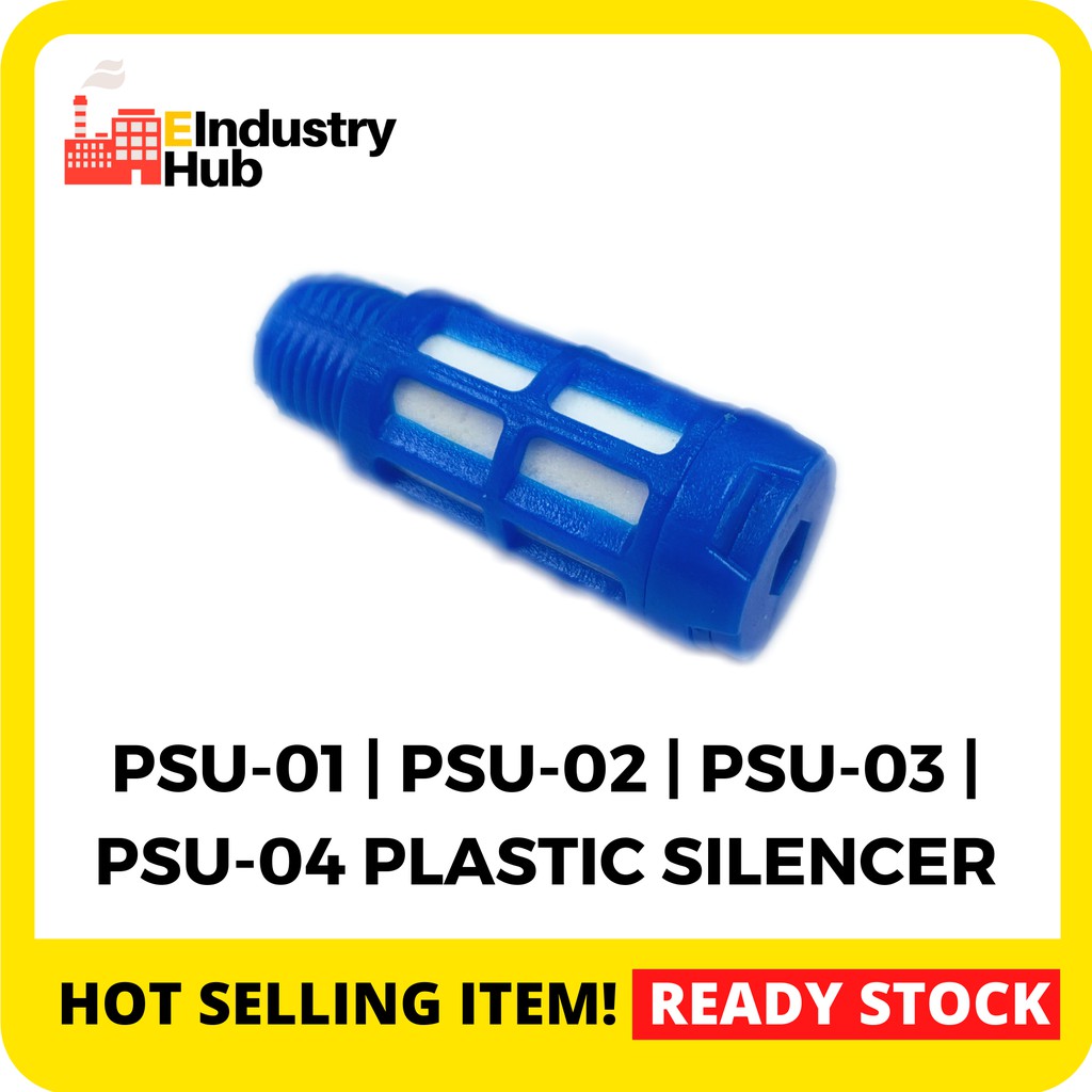 PSU-01, PSU-02, PSU-03, PSU-04 Pneumatic Plastic Silencer Pneumatic ...