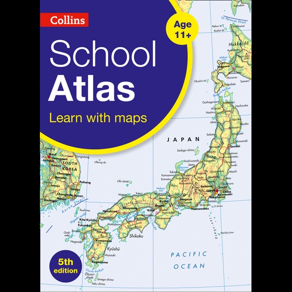 Collins School Atlas 5th Edition | Preloved book | Shopee Malaysia